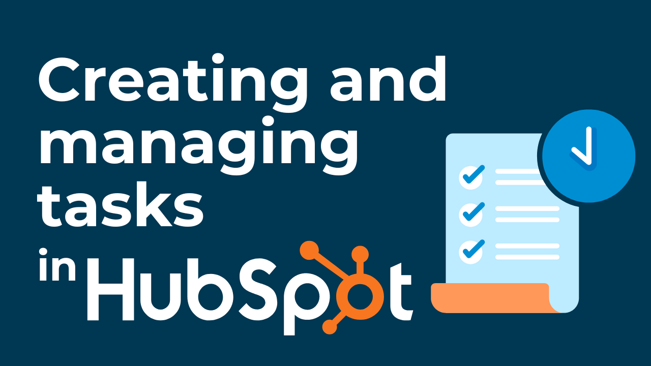 Tutorial How To Create And Manage Tasks In Hubspot 1104